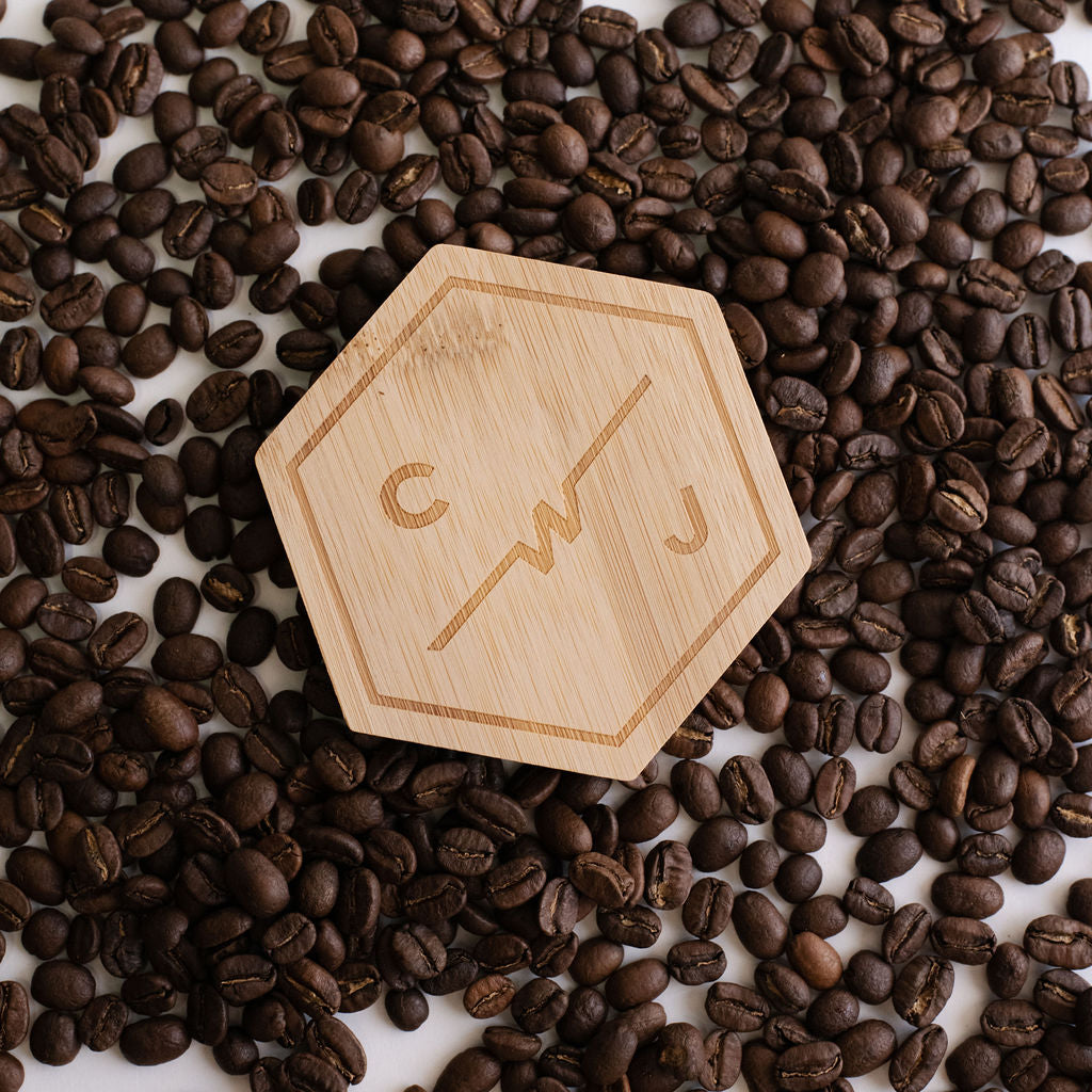 CWJ Wooden Coasters – Commonwealth Joe Coffee Roasters